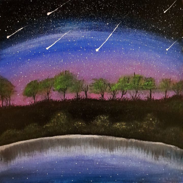 A Night in a Beautiful Place - Jordan Willow Paints - Paintings & Prints, Landscapes & Nature ...