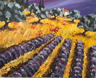 Tim Howe - Lavender Fields - RLG Collections - Paintings & Prints ...