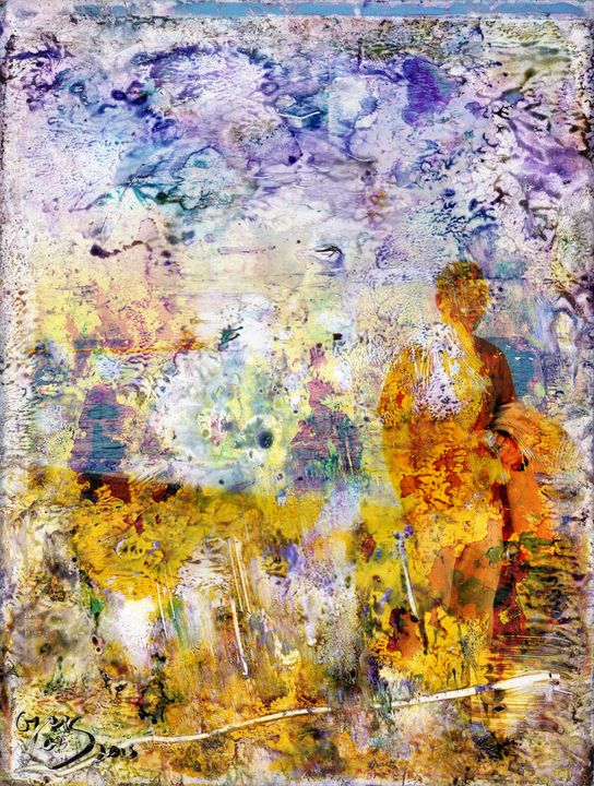 Beach Walk - The Van Jones Art Museum - Paintings & Prints, Abstract ...