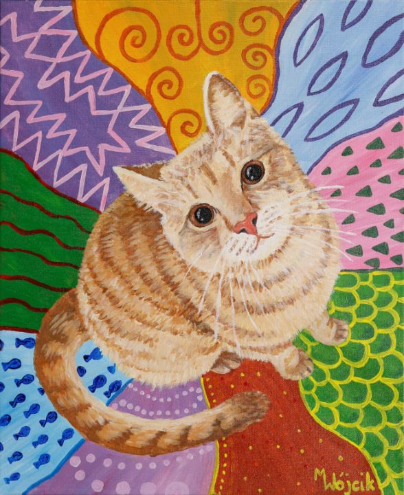 Ginger cat in disco - Therapeutic animals by Michalina Wójcik ...
