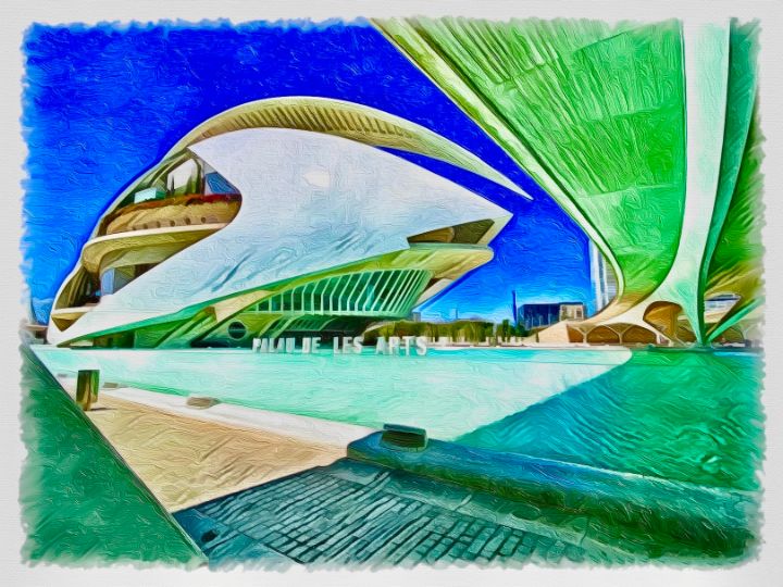 Valencia Modern City of Architecture - Art of Spain - Paintings ...