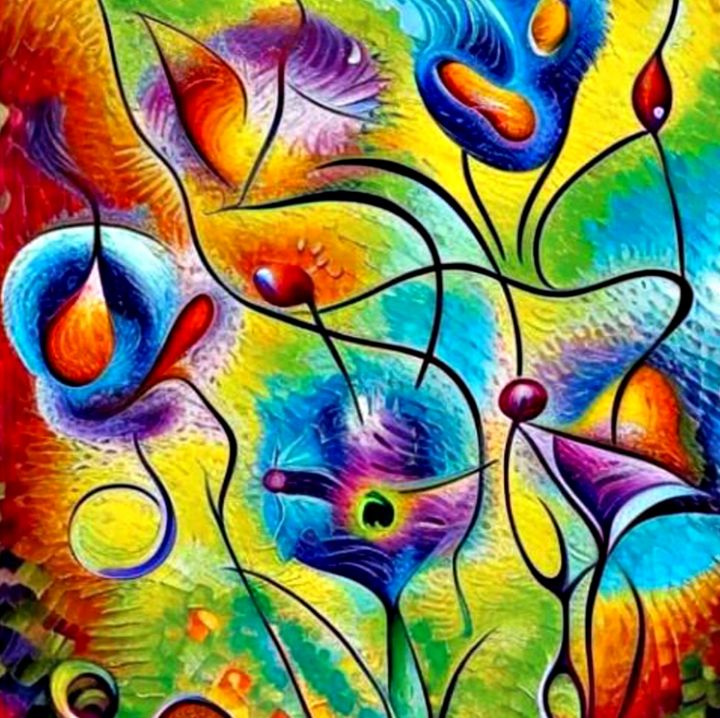Abstrakcio 50 - George Hutton Hunter Contemporary Artist - Paintings ...