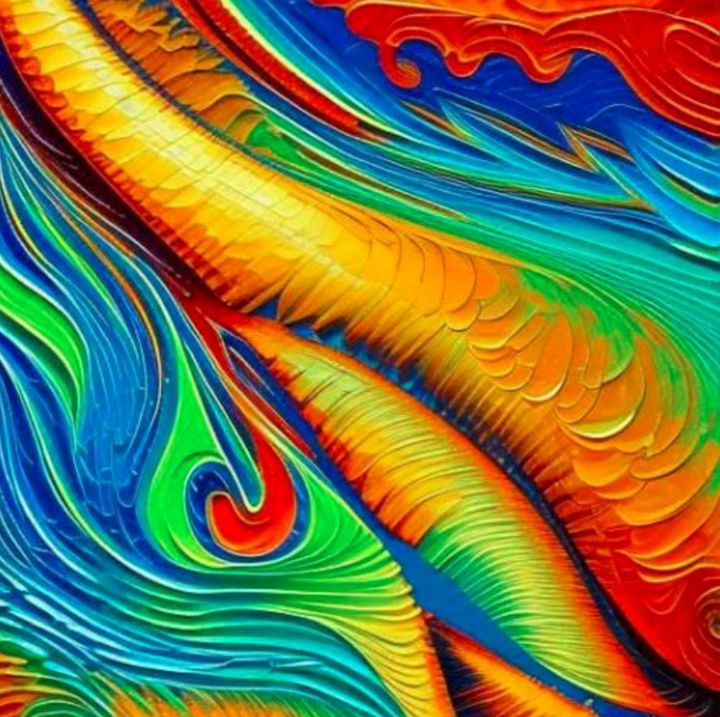 Absztrakcio 36 - George Hutton Hunter Contemporary Artist - Paintings ...