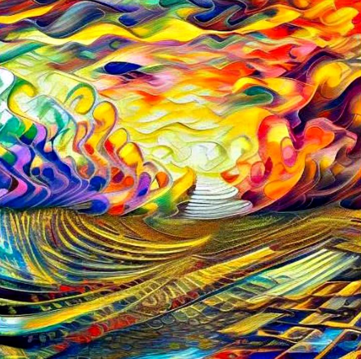 Flames Approaching - George Hutton Hunter Contemporary Artist ...
