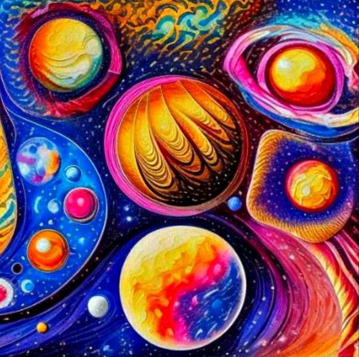 Kosmikos 13 - George Hutton Hunter Contemporary Artist - Paintings ...