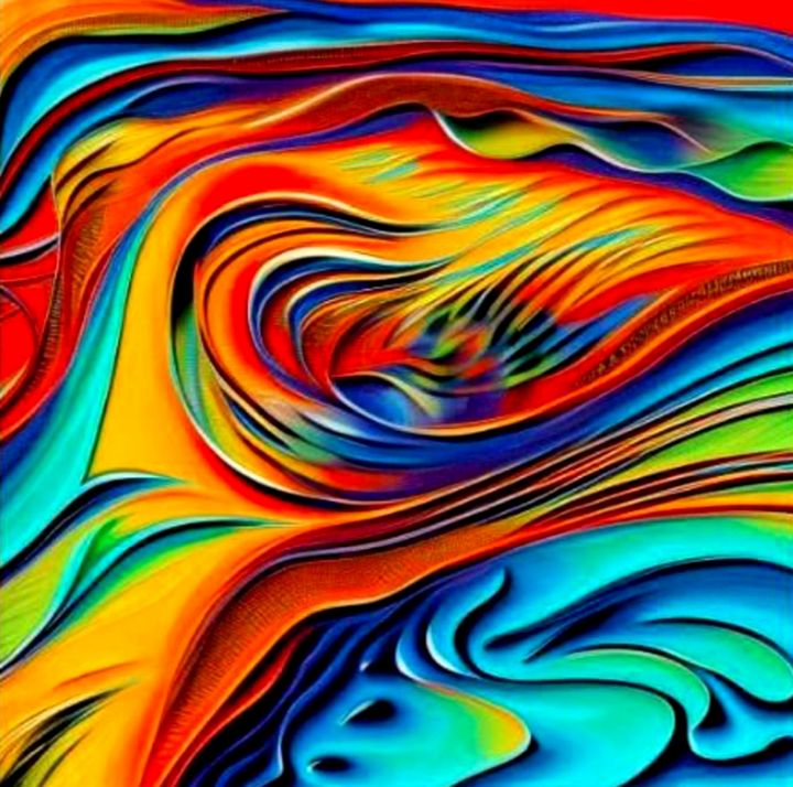 Abstraction 15 - George Hutton Hunter Contemporary Artist - Paintings ...