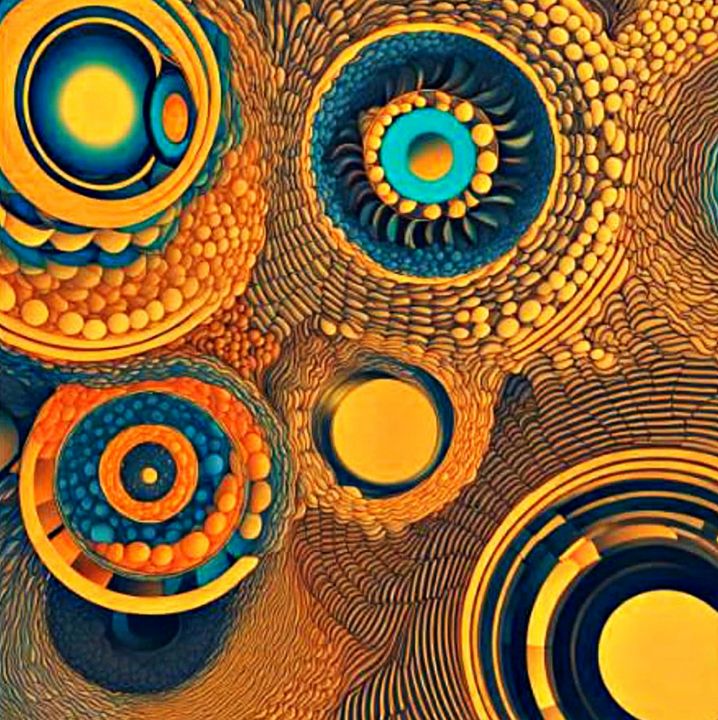 Abstraction 3 - George Hutton Hunter Contemporary Artist - Paintings ...