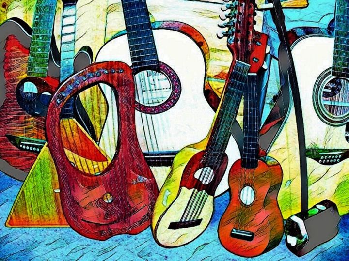 String Selection - George Hutton Hunter Contemporary Artist - Paintings ...