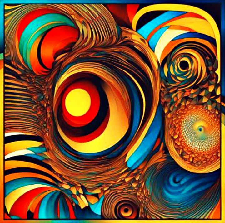 Abstraction 56 - George Hutton Hunter Contemporary Artist - Paintings ...