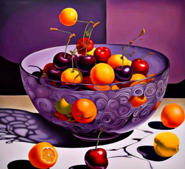 Surreal fruit 6 - George Hutton Hunter Contemporary Artist - Paintings ...