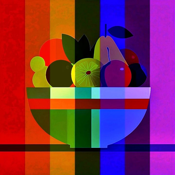 Arcobaleno 129 - George Hutton Hunter Contemporary Artist - Paintings ...