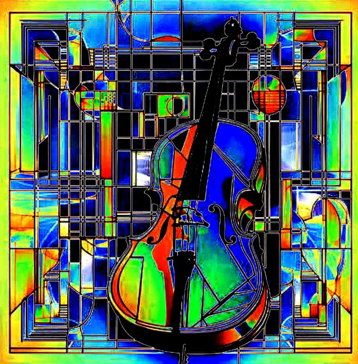 Musica 2 - George Hutton Hunter Contemporary Artist - Paintings ...