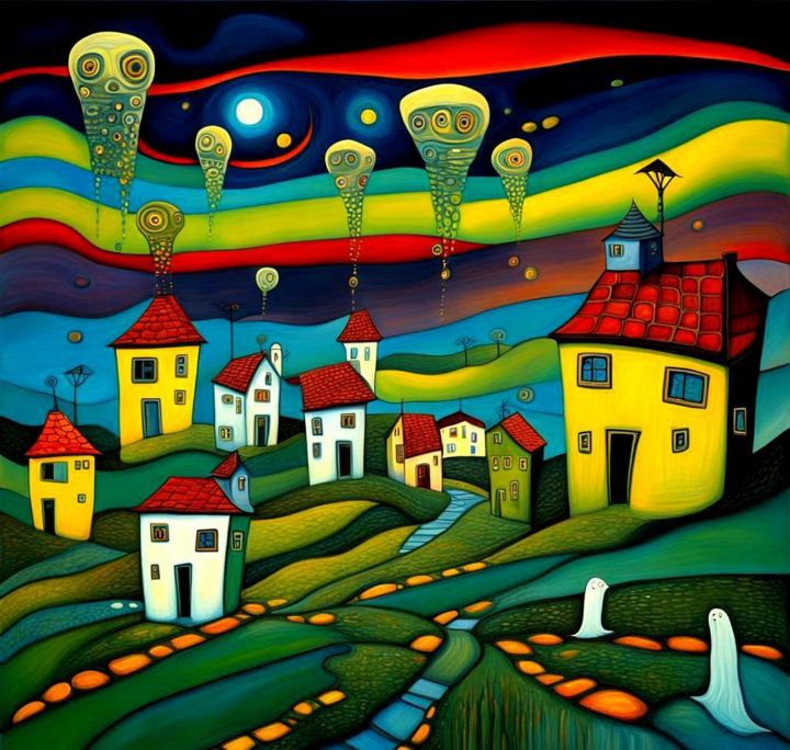 The Ghostly Apparitions - George Hutton Hunter Contemporary Artist ...