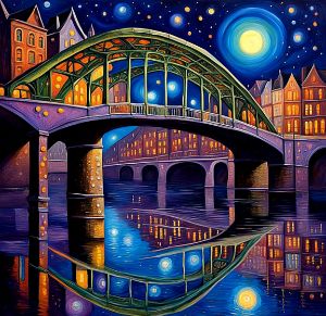 Bridge over ravine 5 - George Hutton Hunter Contemporary Artist ...