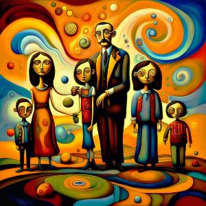 Dysfunctional Family 2 - George Hutton Hunter Contemporary Artist ...