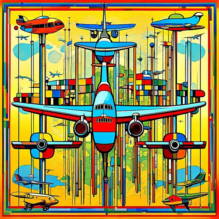Volo 8 - George Hutton Hunter Contemporary Artist - Paintings & Prints ...