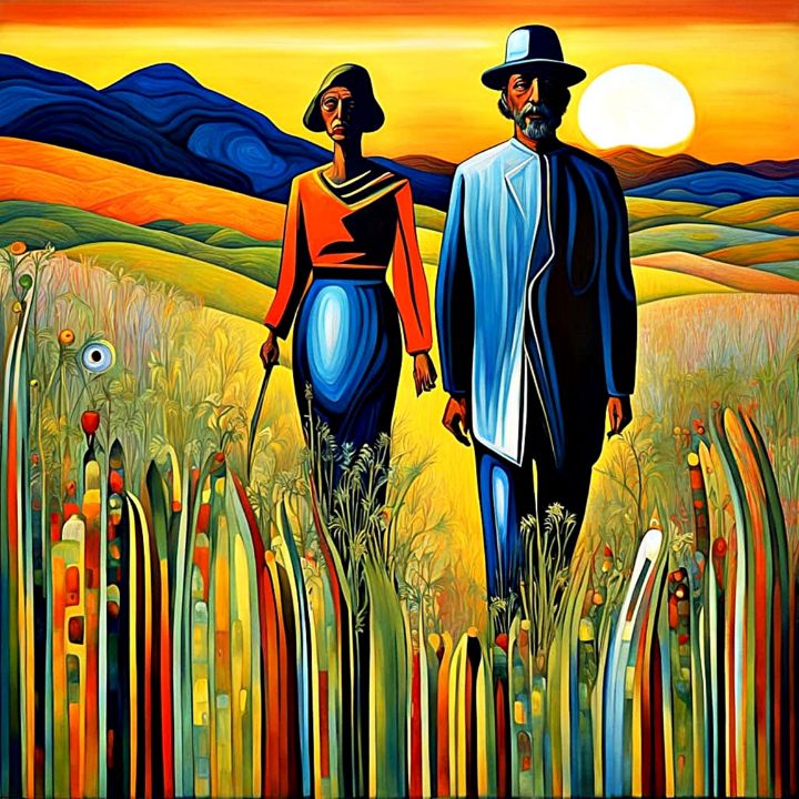 Strolling through the long grass 2 - George Hutton Hunter Contemporary ...
