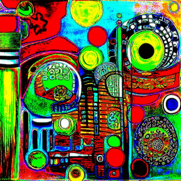 Abstraction 38 - George Hutton Hunter Contemporary Artist - Paintings ...