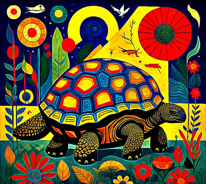 Tortoise goes walkabout - George Hutton Hunter Contemporary Artist ...