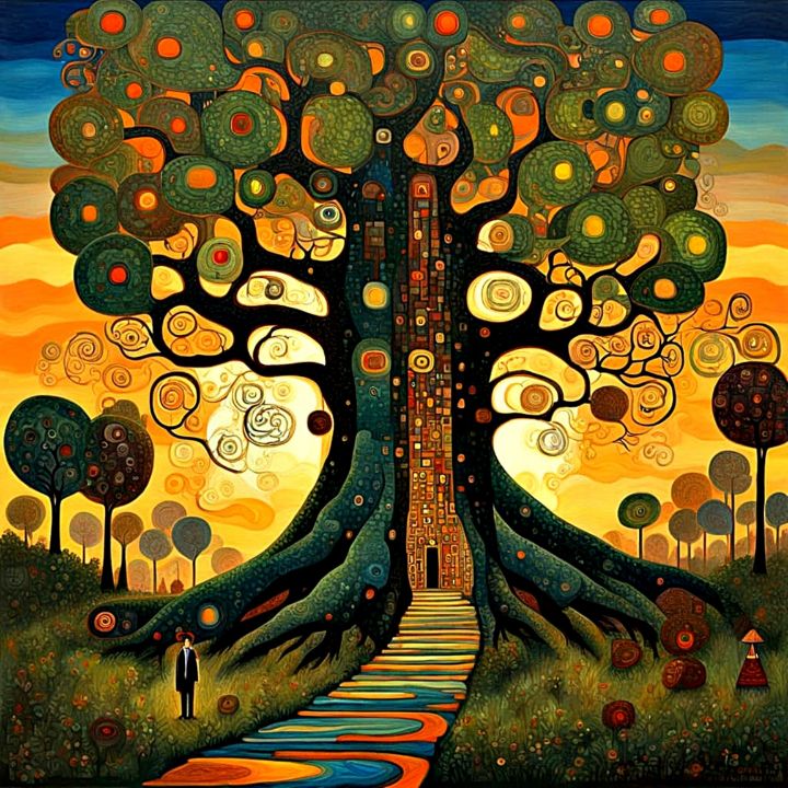 Mankind waits outside the tree of li - George Hutton Hunter ...