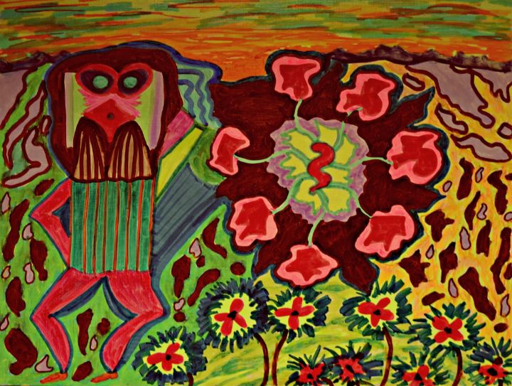 The Dancing Gardener - George Hutton Hunter Contemporary Artist ...