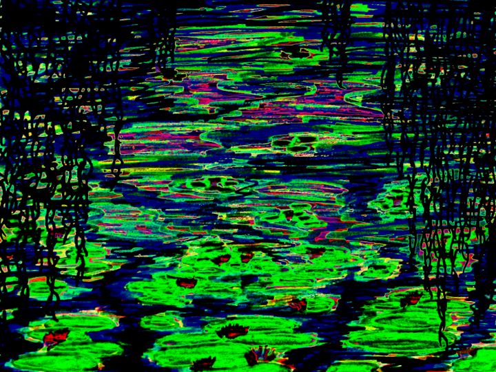 Lily Pond - George Hutton Hunter Contemporary Artist - Paintings ...