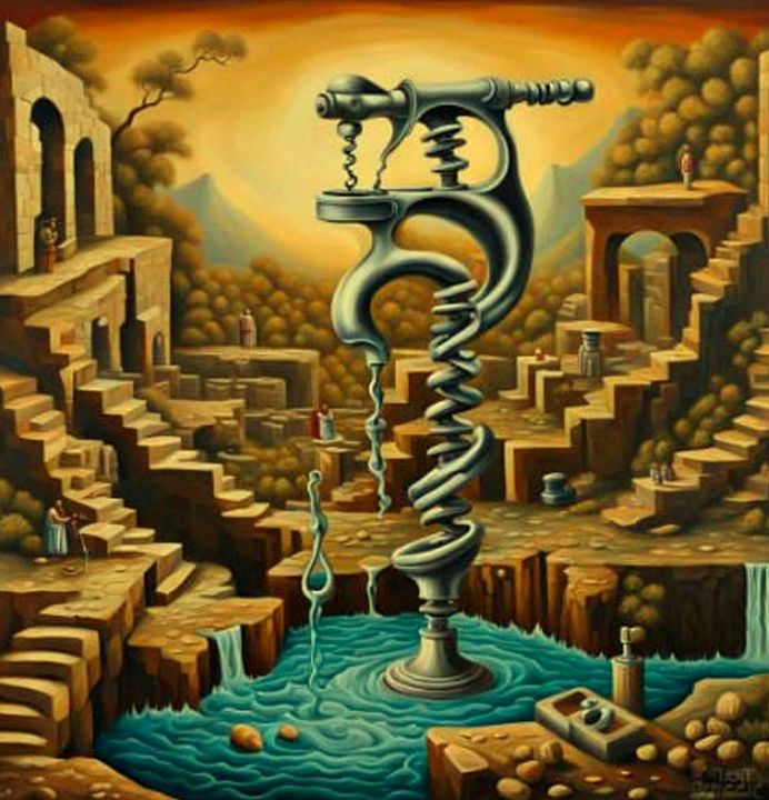 Archimedes displays his corkscrew - George Hutton Hunter Contemporary ...