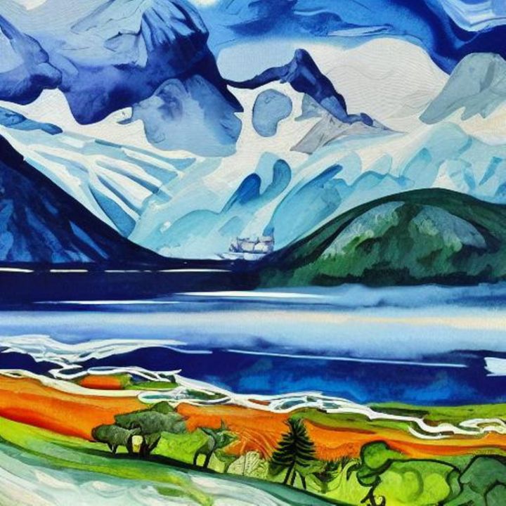 Nordic Landscape 3 - George Hutton Hunter Contemporary Artist ...