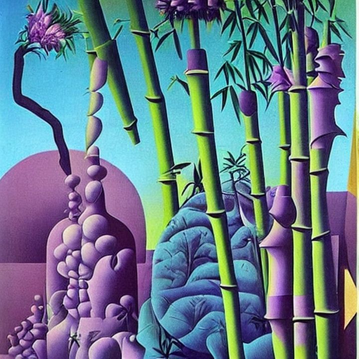 Bamboo trees and the purple menace - George Hutton Hunter Contemporary ...