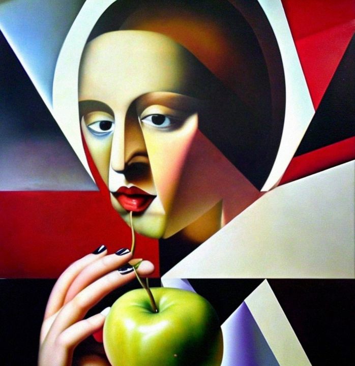 The Temptation of the Apple - George Hutton Hunter Contemporary Artist ...