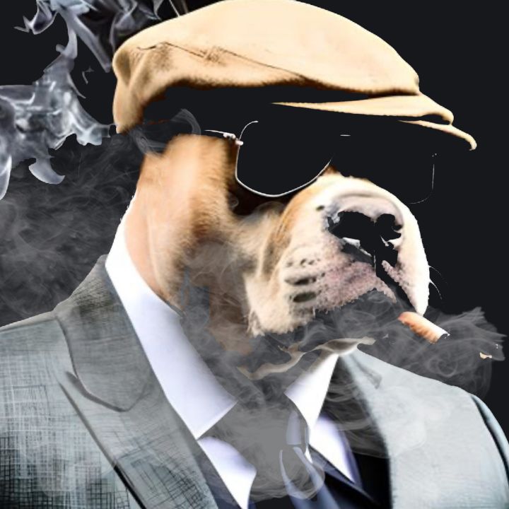Dog Capone - Illustrationator - Paintings & Prints, Animals, Birds ...