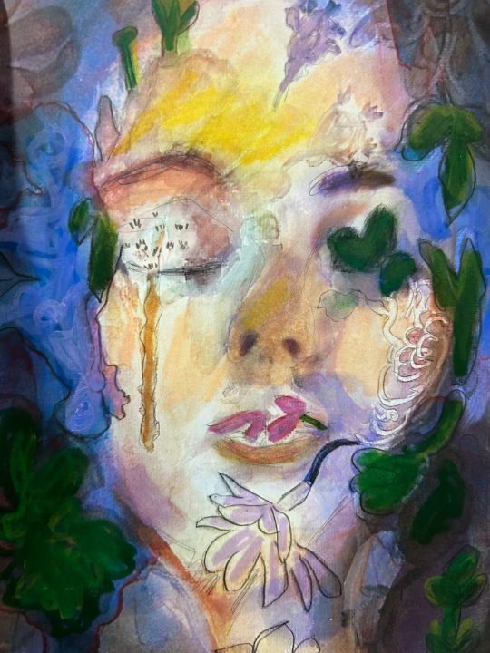 Flower Child - Art Studio 444 - Paintings & Prints, Abstract ...