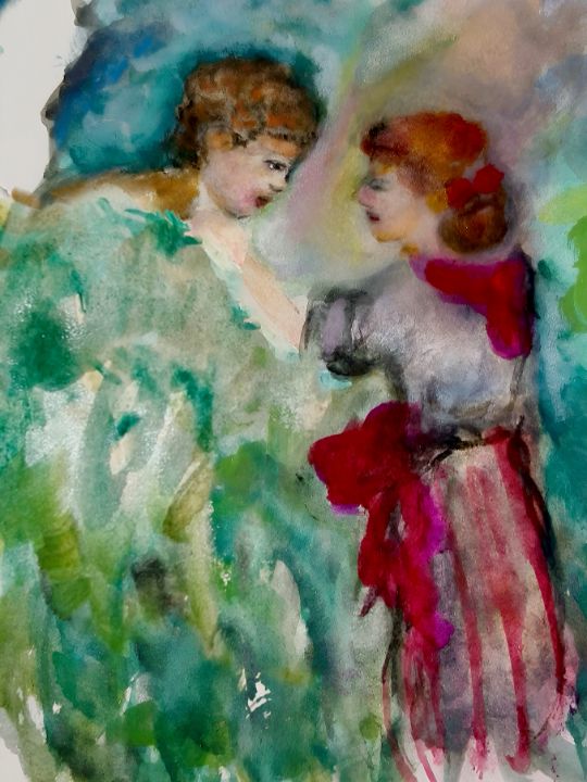 Love at First Sight - Art Studio 444 - Paintings & Prints, Abstract ...