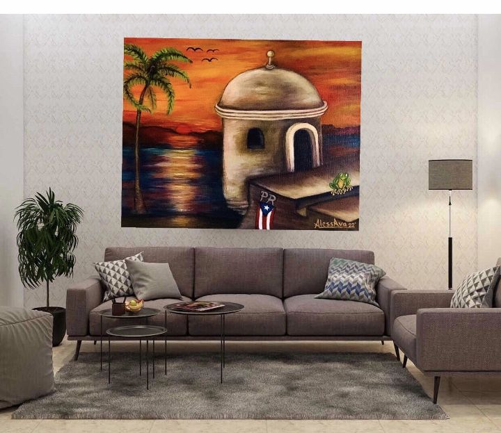 Garita del Morro of Puerto Rico - Art Aless Ava - Paintings & Prints ...