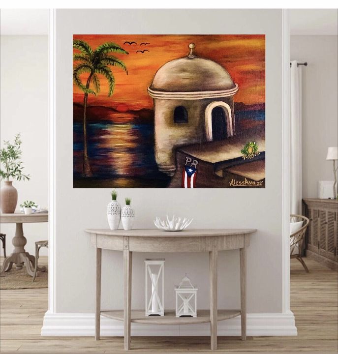 Garita del Morro of Puerto Rico. - Art Aless Ava - Paintings & Prints ...