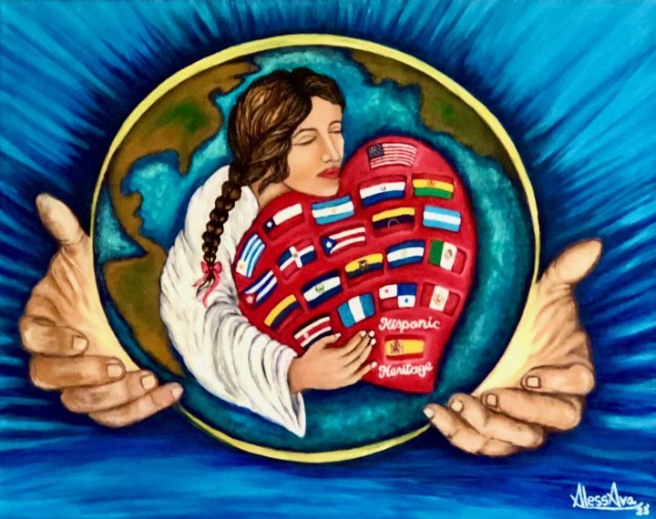 Hispanic Heritage - Art Aless Ava - Paintings & Prints, Ethnic ...