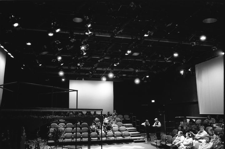 College Theater Stage - Shot On Film - Photography, Buildings ...