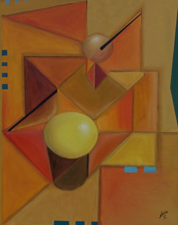 Platonic Solids - Lidu's Arts - Paintings & Prints, Abstract, Geometric ...