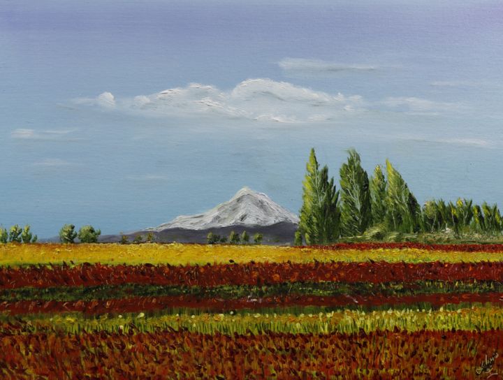 Spring Glory at Mt Hood - Lidu's Arts - Paintings & Prints, Landscapes ...