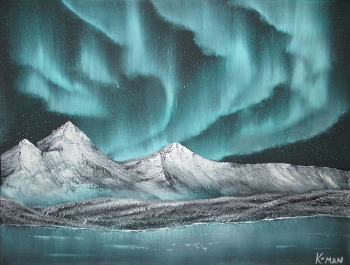 Green Night Light - K-man Kreations - Paintings & Prints, Landscapes ...