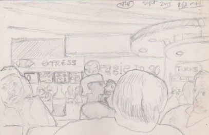 SM Food Hall Sept 2015 - Ivyemaye - Drawings & Illustration, People ...