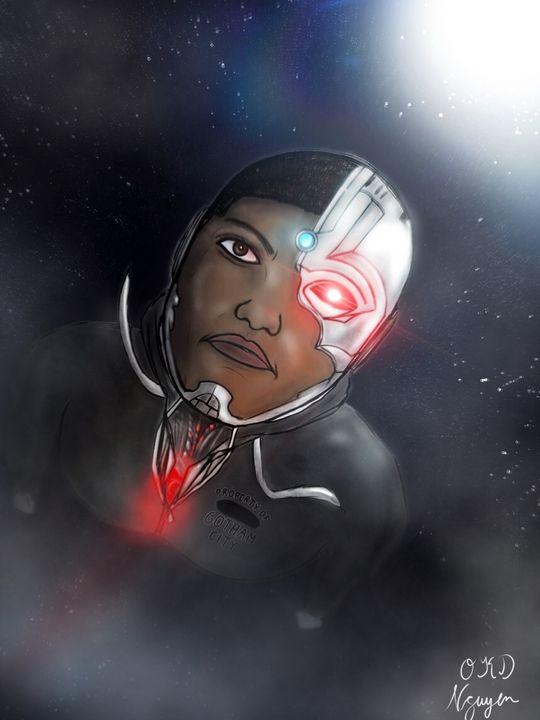 Cyborg Night Flight - QKD - Digital Art & AI, People & Figures, Other ...