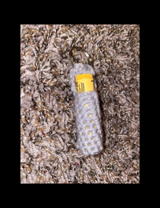 Crocheted Chapstick Keychain - Sk.crochet - Crafts & Other Art, Key ...