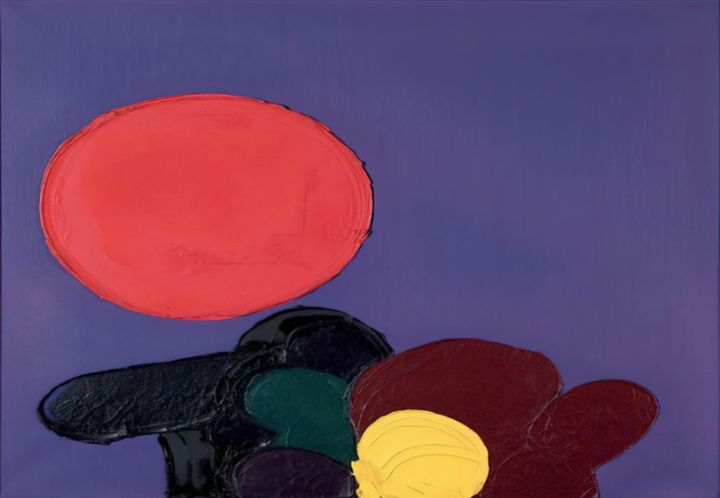 UNTITLED 1971 - Luis Feito - Paintings & Prints, Abstract, Color - ArtPal