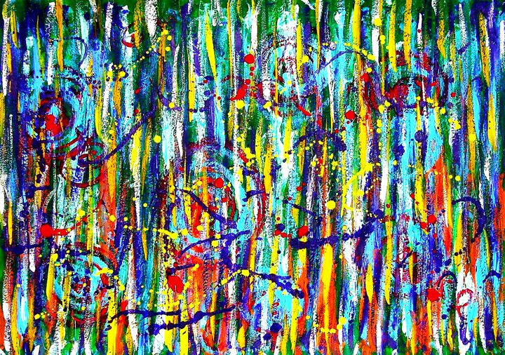 The Storm - Art Expression - Paintings & Prints, Abstract, Color - ArtPal