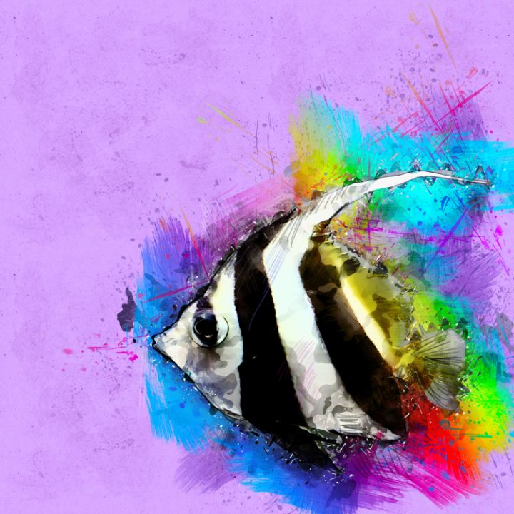 Discus Fish 7 - TaTuArt - Digital Art & AI, Animals, Birds, & Fish ...