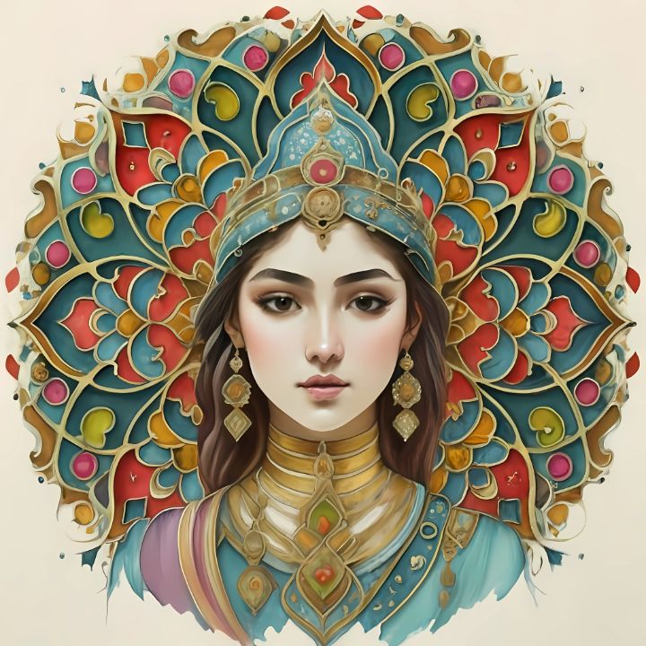 Peacock feather nymph - Creativity Without Borders - Digital Art & AI, People & Figures, Other ...