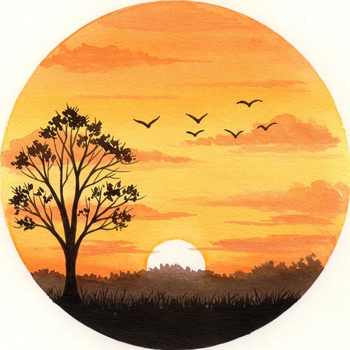 Natural watercolor painting - Creativity Without Borders - Digital Art ...