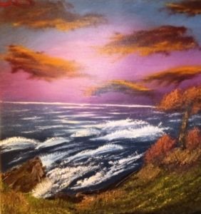 Colorful Creek - Grae Art - Paintings & Prints, Landscapes & Nature ...