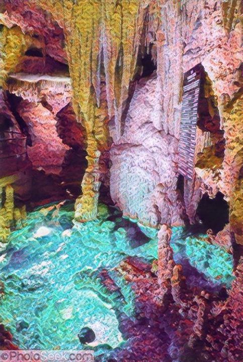 Beautiful Pastel Cavern - Castle Design Graphics - Drawings ...